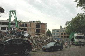 Sloopsituatie kantoorgebouw Beurdsestraat - Bastion-Oranje, Den Bosch