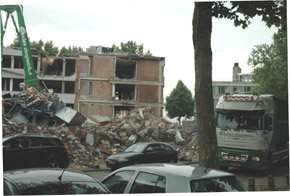 Sloopsituatie kantoorgebouw Beurdsestraat - Bastion-Oranje, Den Bosch